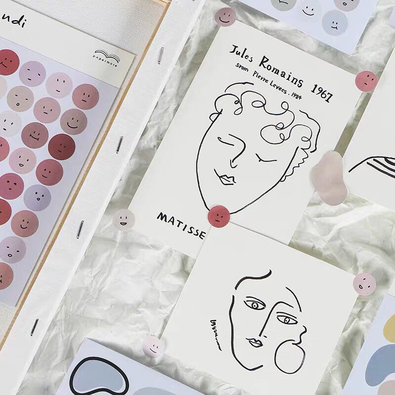 Cute Face Stickers Mood Bujo Stickers Planner Stickers - Etsy