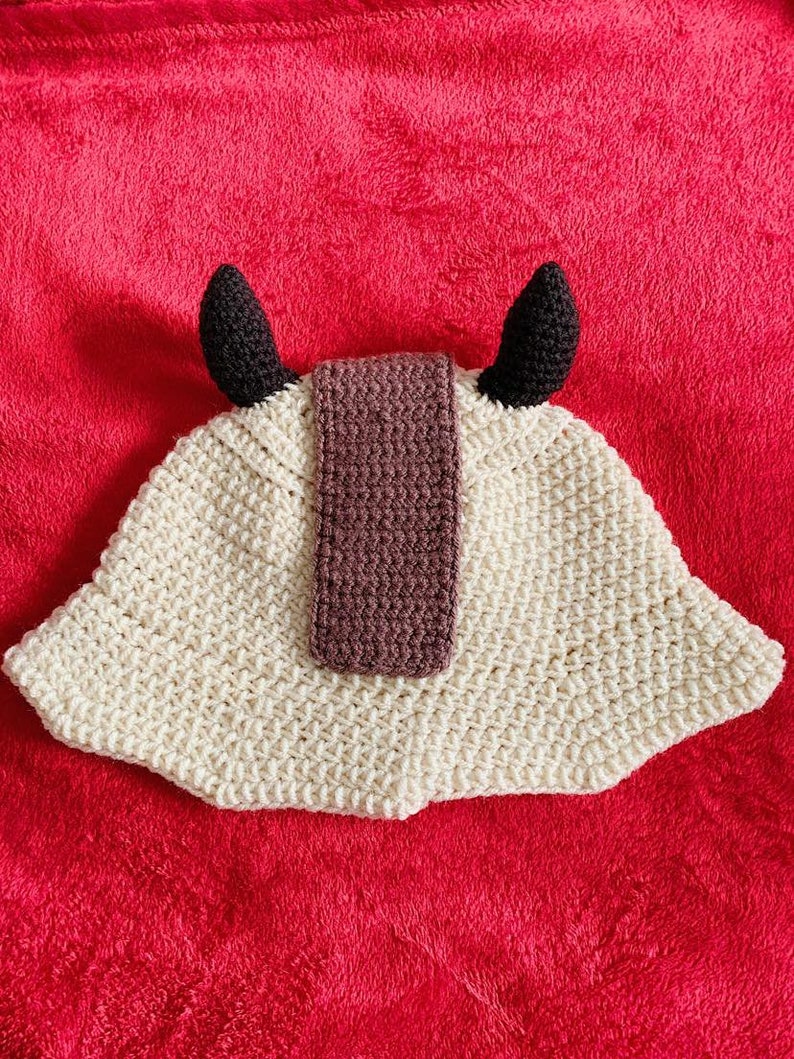 Handmade Appa Bucket Hat Crochet Avatar: the Last Airbender - Etsy