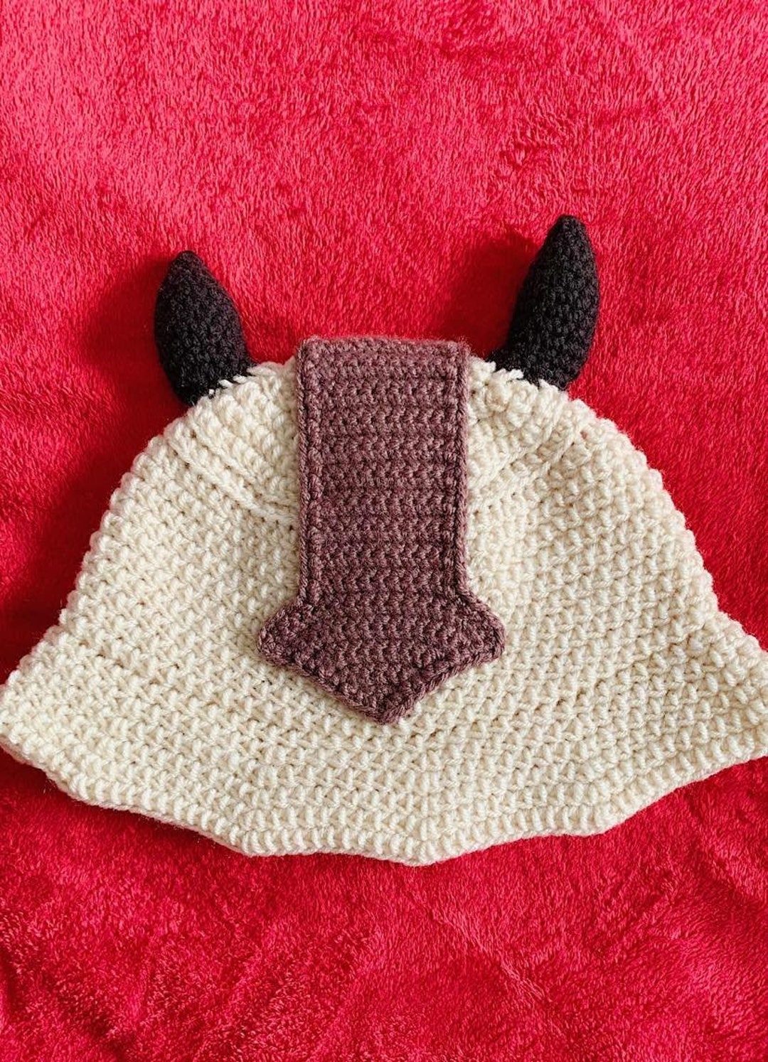 Handmade Appa Bucket Hat - Crochet Avatar: the Last Airbender Inspired ...