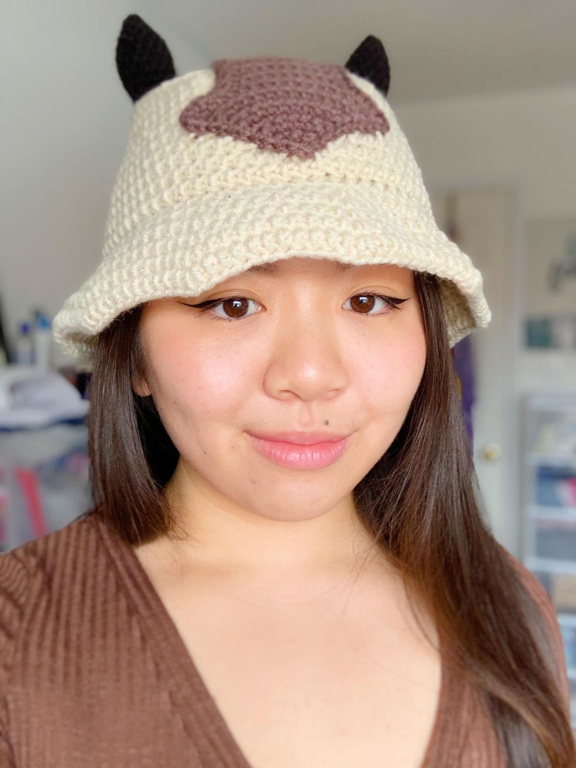 Handmade Appa Bucket Hat Crochet Avatar: the Last Airbender - Etsy