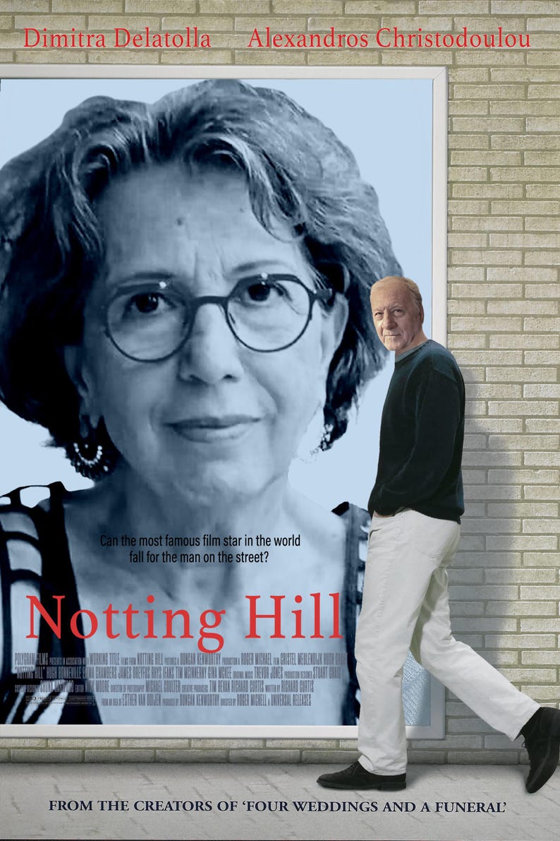Personalized Notting Hill Movie Poster - Customized Art - Available as ...