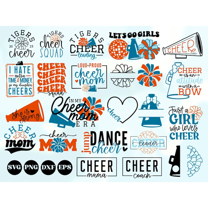 Cheer Svg - Etsy