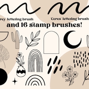 Hand Lettering Practice Sheets for Procreate, Lettering Practice ...