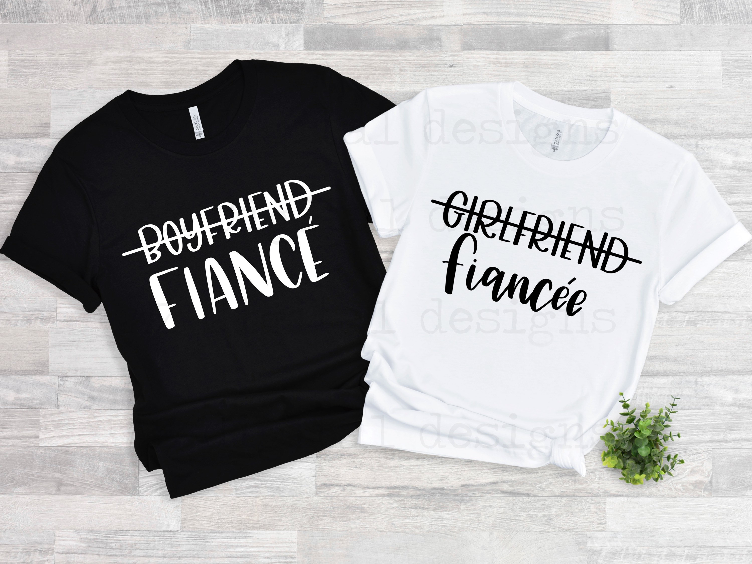 Couples Shirts Svg Bundle Hand Lettered | Matching Shirt Svg ...