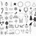 Christmas Procreate Stamps | 50 Procreate Christmas Doodle Brushes ...