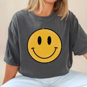 Smiley PNG, Distressed Smiley Png, Smiley Sublimation Png, Checkered ...