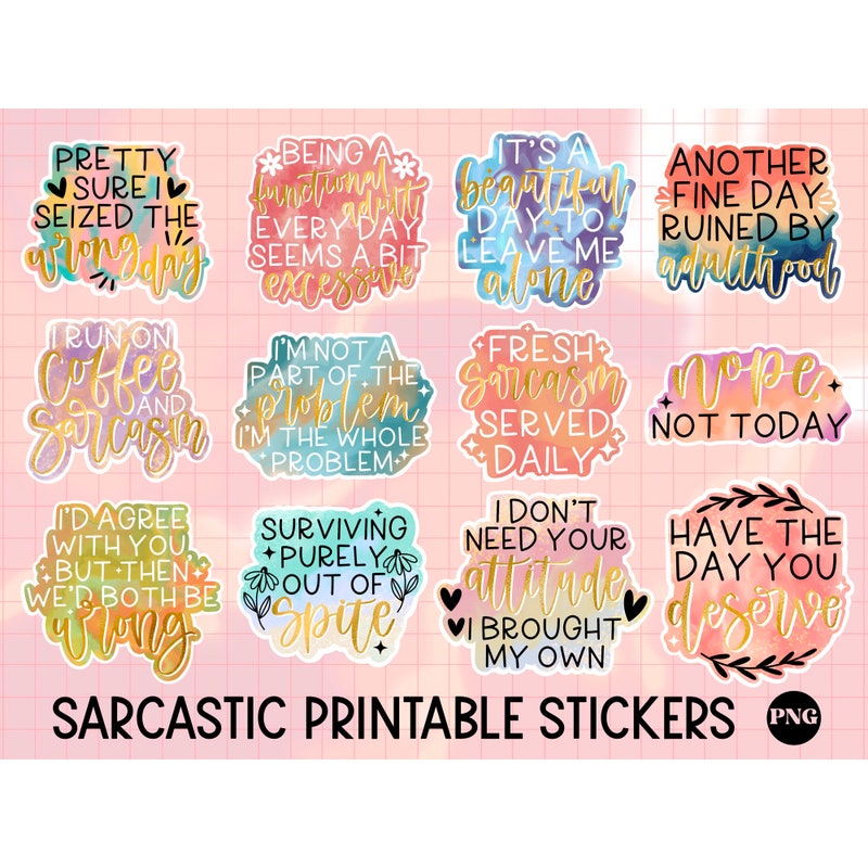 Sassy Stickers - Etsy