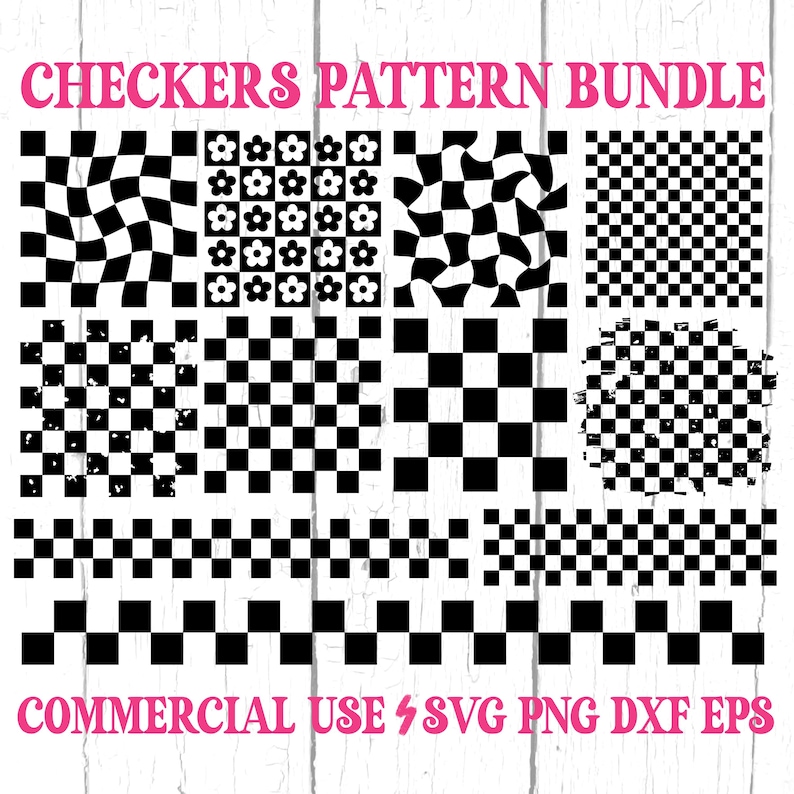 Checkers Svg Bundle, Distressed Checkers Svg Png, Checkers Png ...