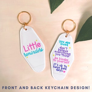 Positive Motel Keychain Svg, Retro Motel Keychain Svg, Inspirational ...