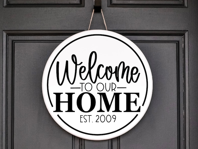 Round Sign Svg Bundle Circle Sign Svg Porch Sign Svg - Etsy