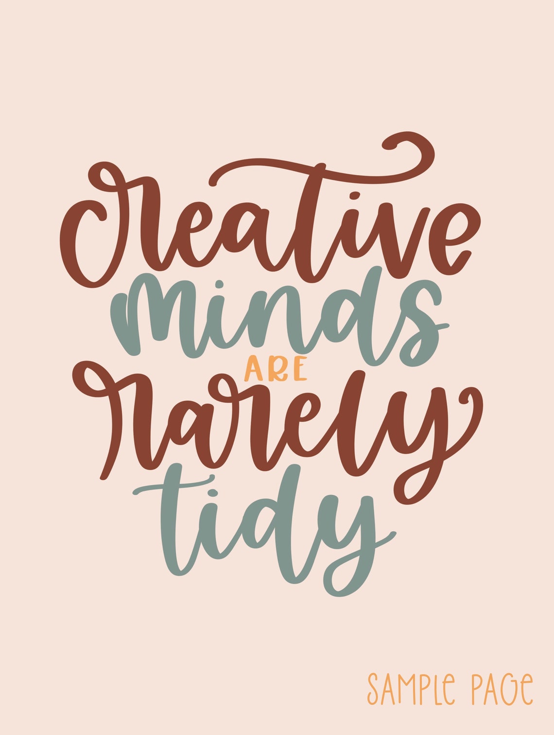 Hand Lettering Practice Sheets for Procreate Lettering - Etsy