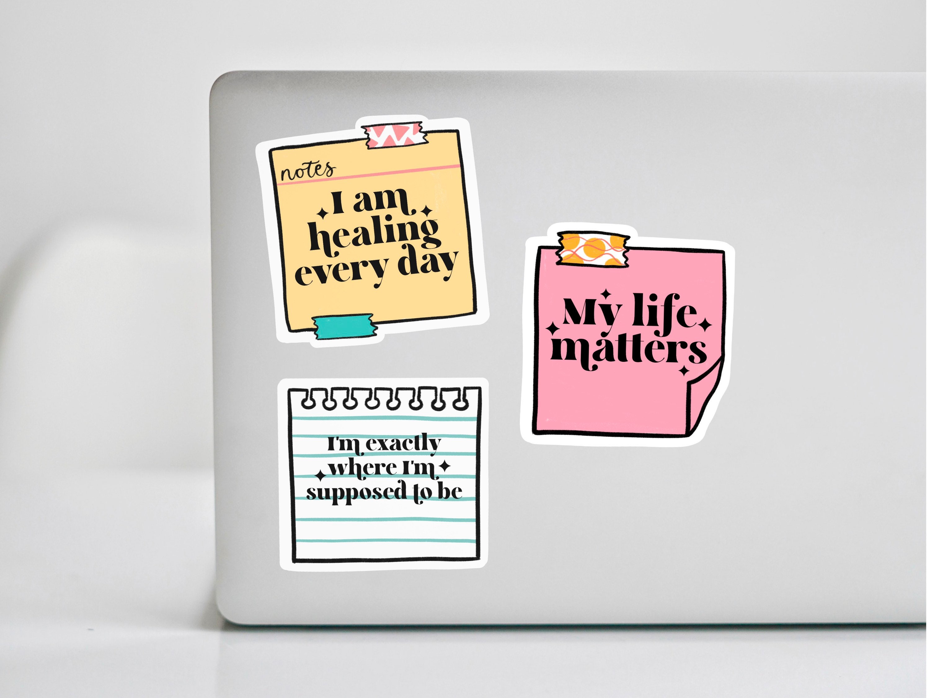 Affirmations Sticky Notes Png Printable Stickers - Etsy UK