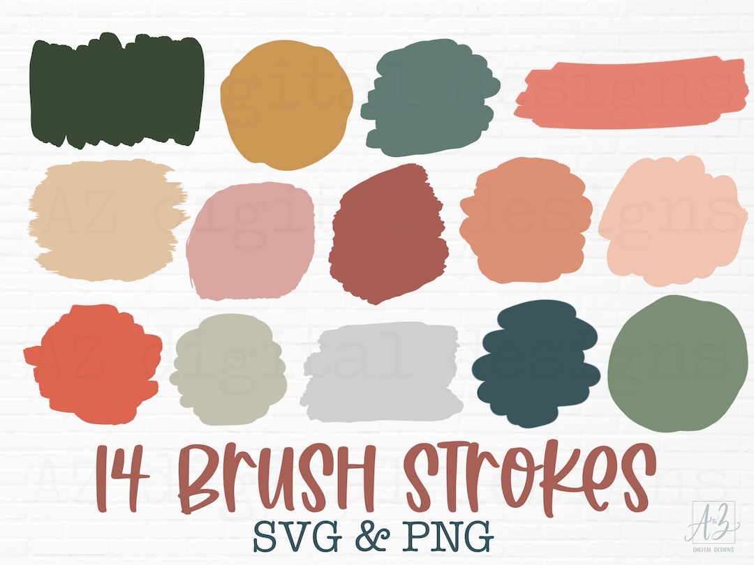 Paint Brush Stroke Svg Bundle Hand Drawn | Brush Stroke Svg Png ...