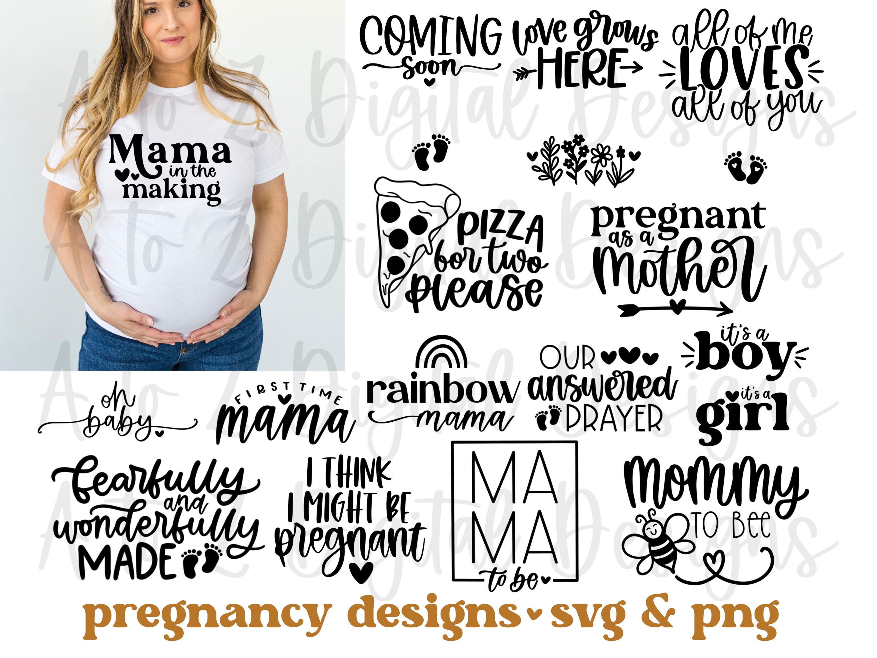 Pregnancy Svg Maternity Svg Pregnant Svg Pregnancy - Etsy