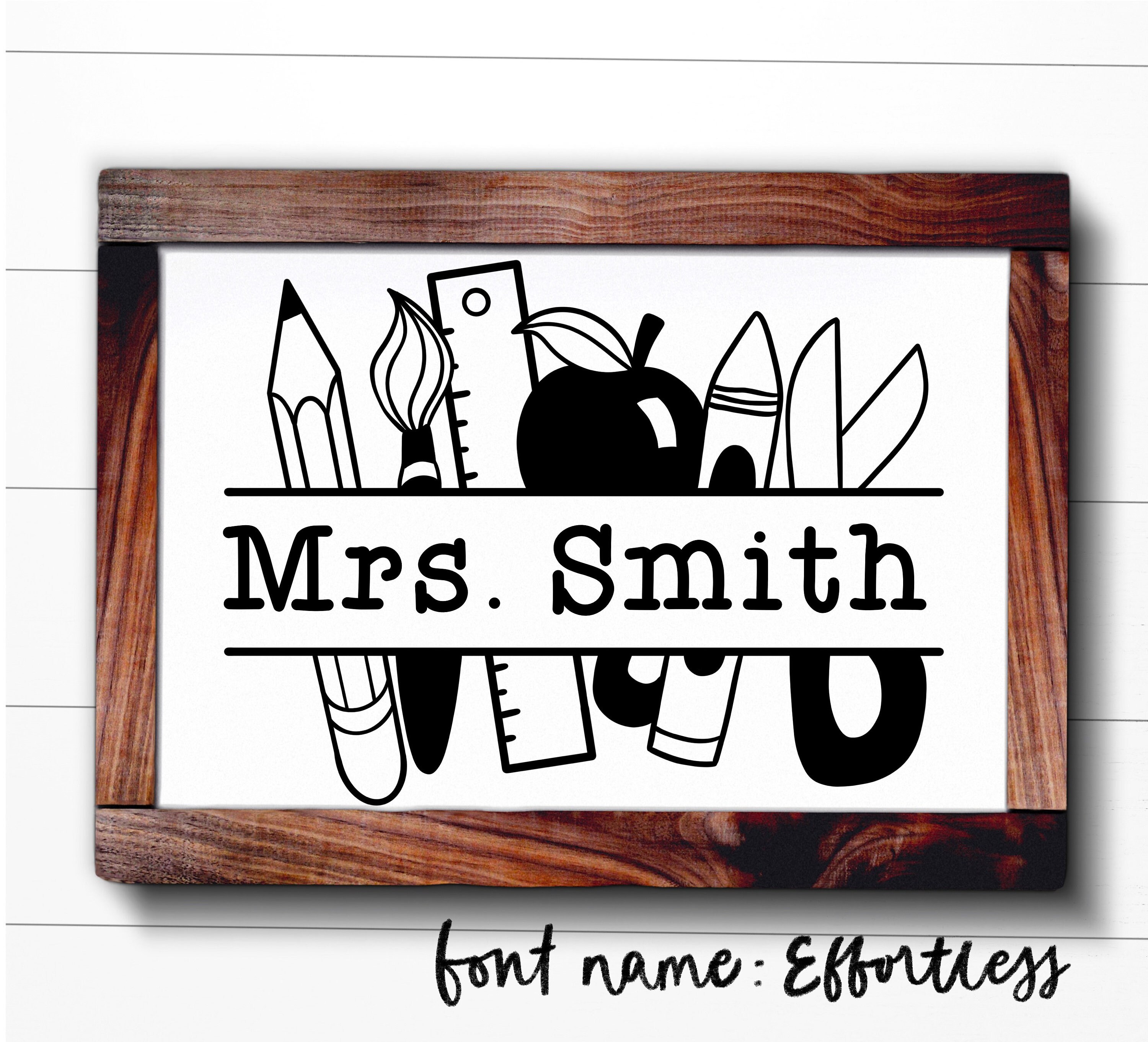 Teacher Monogram Svg | Teacher Svg | Teacher Shirt Svg | Back to School ...