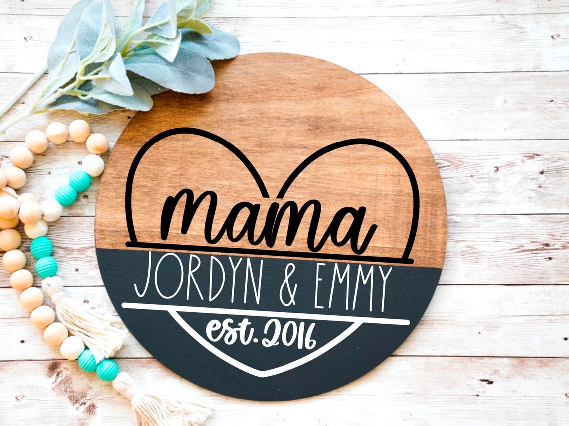 Maman svg maman svg maman monogramme svg svg de la fête des - Etsy France