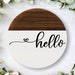 Hello Svg | Hand Lettered | Hello Sign Svg | Welcome Svg | Door Mat Svg ...
