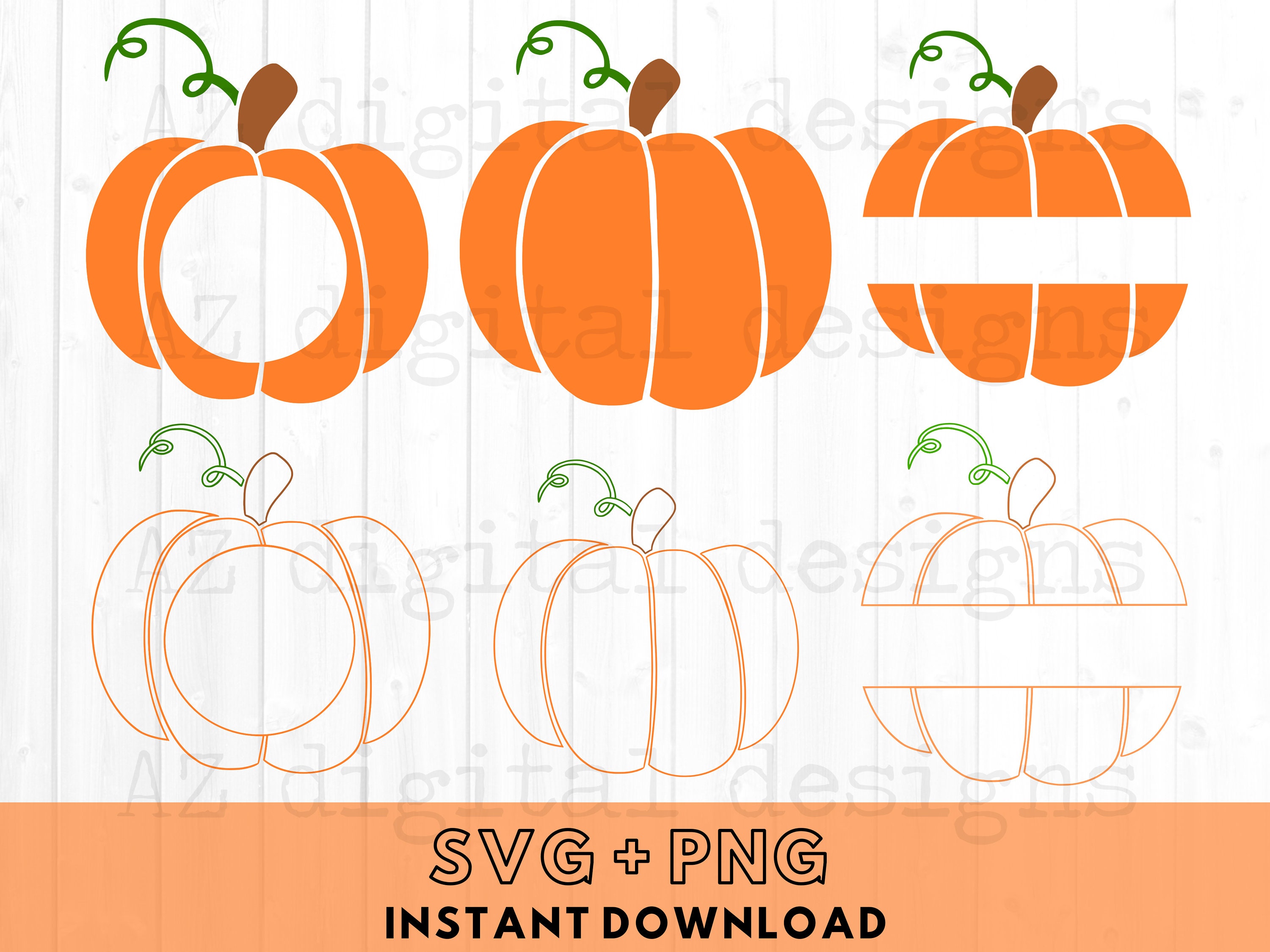 Pumpkin SVG Pumpkin Clipart Pumpkin Svg Bundle Pumpkin Png Halloween ...