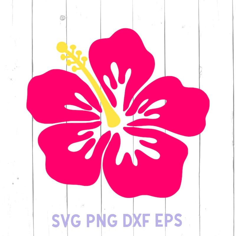 Hawaiian Flower Svg - Etsy