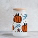 Pumpkin 16 Oz Glass Can Wrap Svg, Fall Glass Can Svg, Boho Pumpkin Can ...