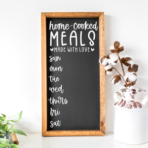 Menu Svg, Weekly Menu Svg, Menu Board Svg, Kitchen Svg, Menu Template ...