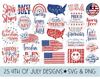 Independence Day Svg, 4th of July SVG Bundle,july 4th SVG, Fourth of ...