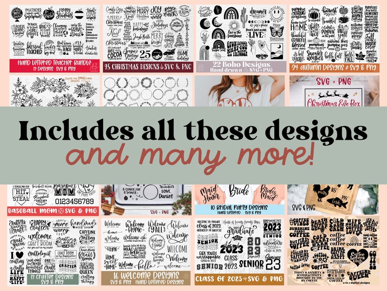 The Ultimate Design Bundle Full Shop Bundle Svg Files Svg - Etsy