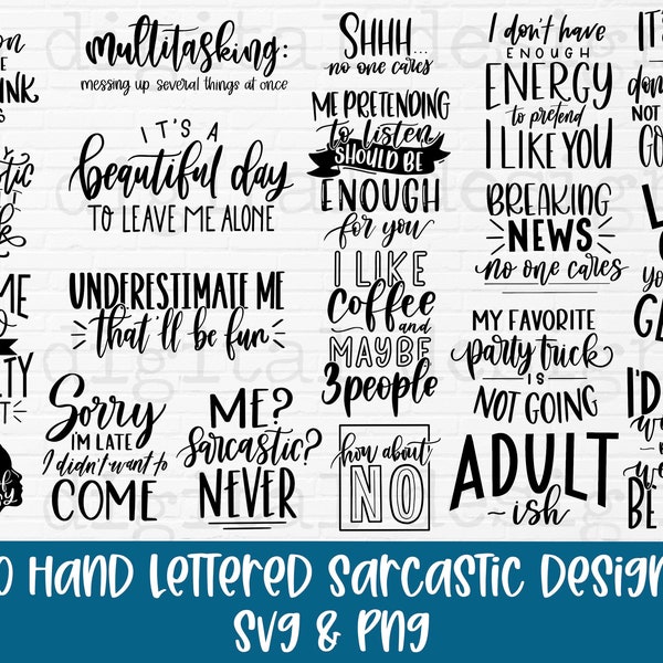 Funny Quotes Svg - Etsy