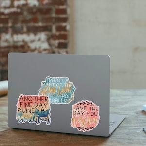 Sarcastic Printable Stickers Png, Funny Sticker Png, Print and Cut ...