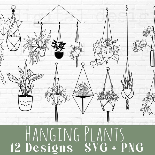 Hanging Plants - Etsy