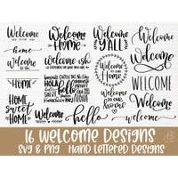 Welcome SVG - Etsy