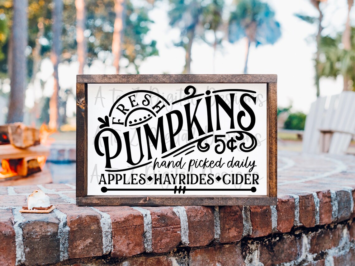 Rustic Farmhouse Fall Svg Bundle, Autumn Sign Svg, Fall Svg, Pumpkin ...