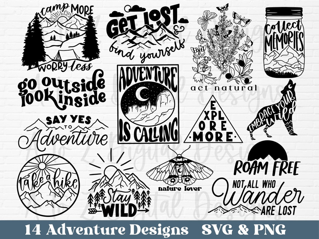 Adventure Svg | Explore Svg | Camping Svg | Nature Svg | Mountain Svg ...