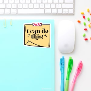 Affirmations Sticky Notes Png Printable Stickers, Inspirational Png ...