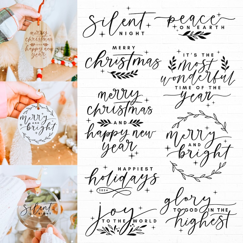 Rustic Holiday Sign - Etsy