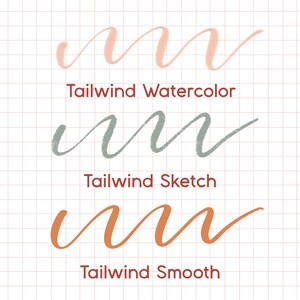 Tailwind Procreate Lettering Brushes, Watercolor Procreate, Procreate ...