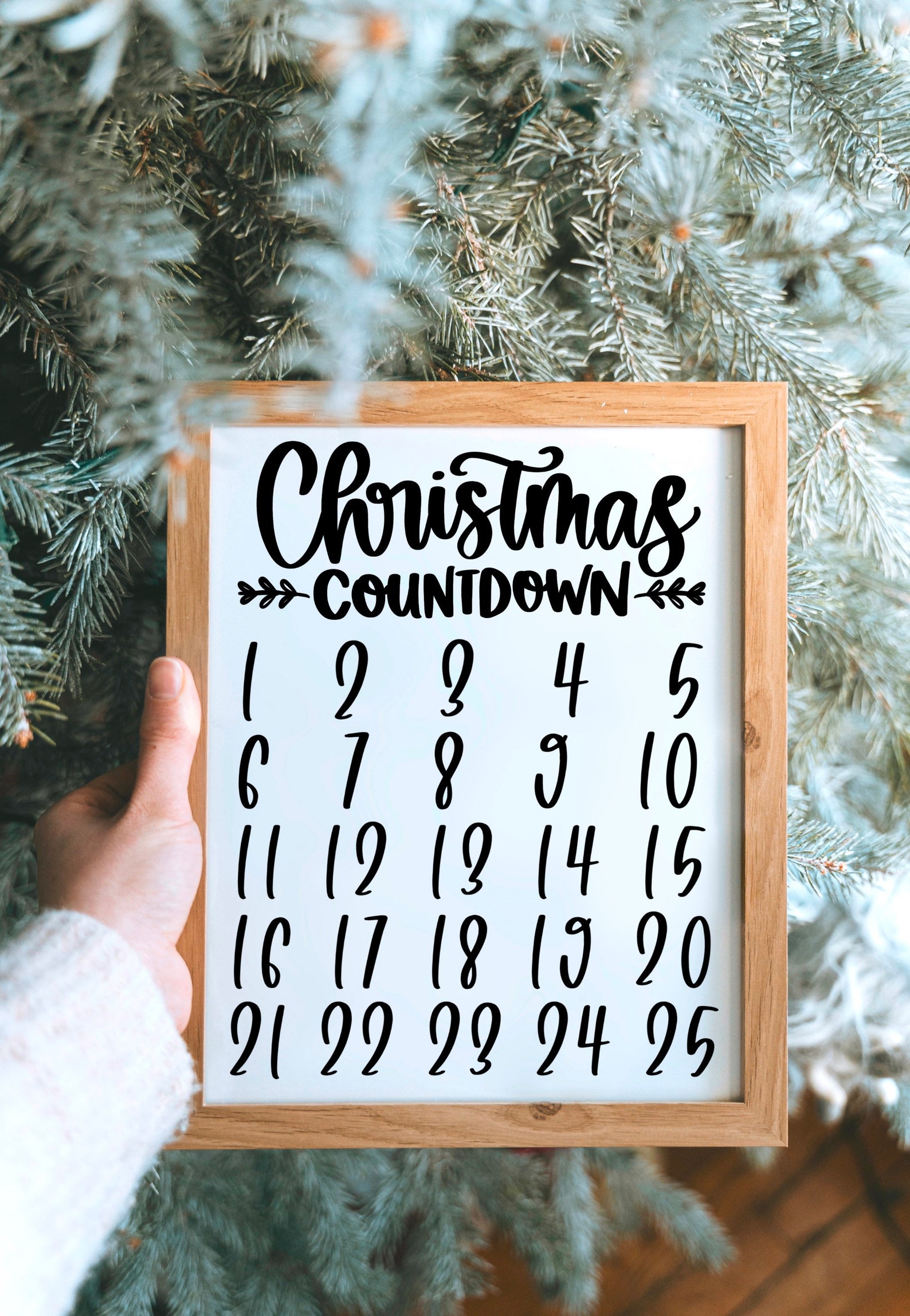 Christmas Countdown Svg Christmas Svg Countdown to - Etsy