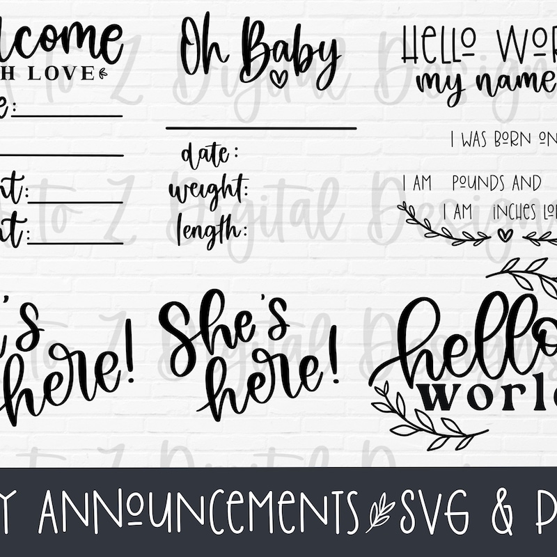 Rainbow Hello World Svg - Etsy UK