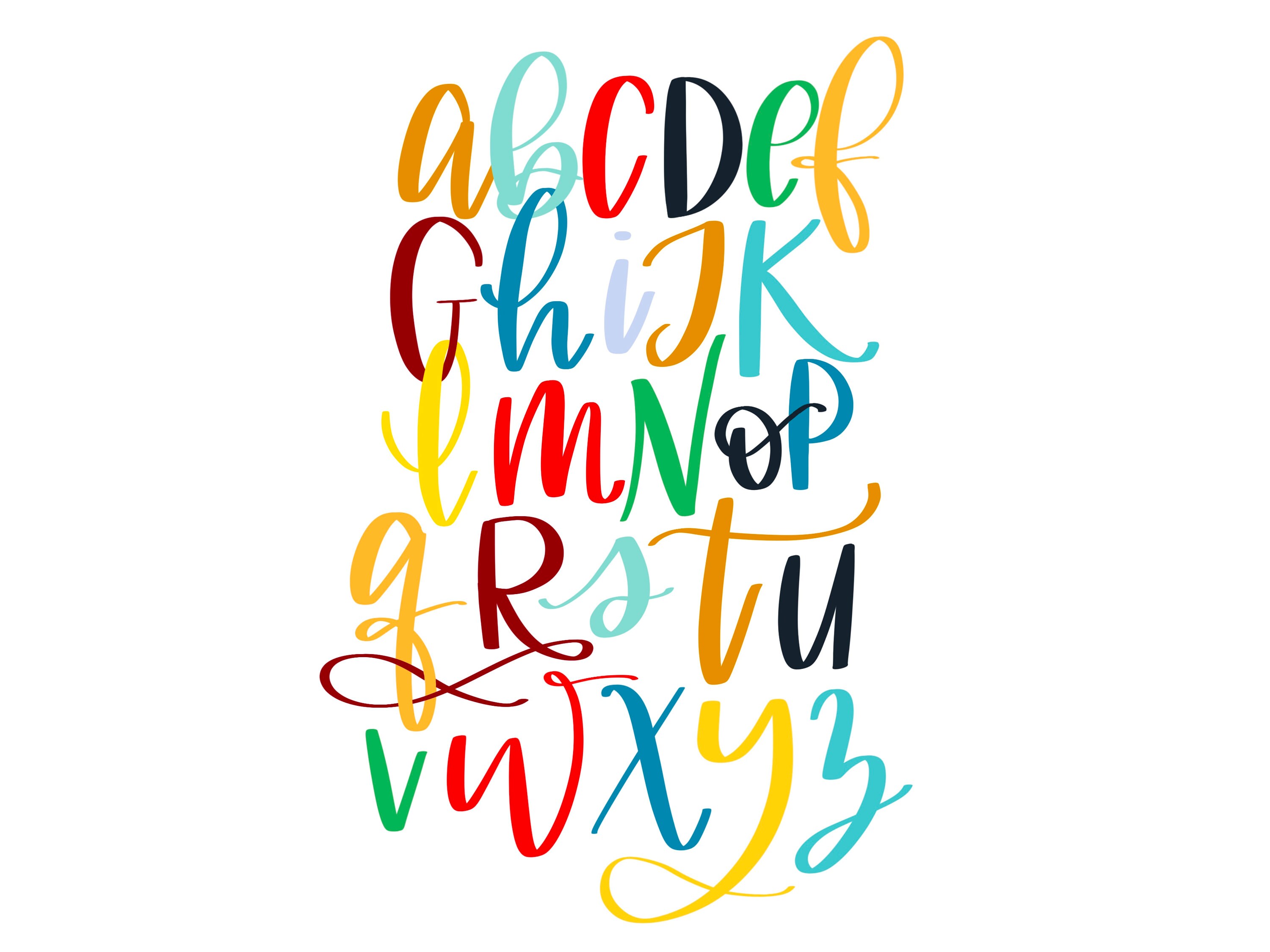 Flat Lettering Brush for Procreate Procreate Calligraphy - Etsy