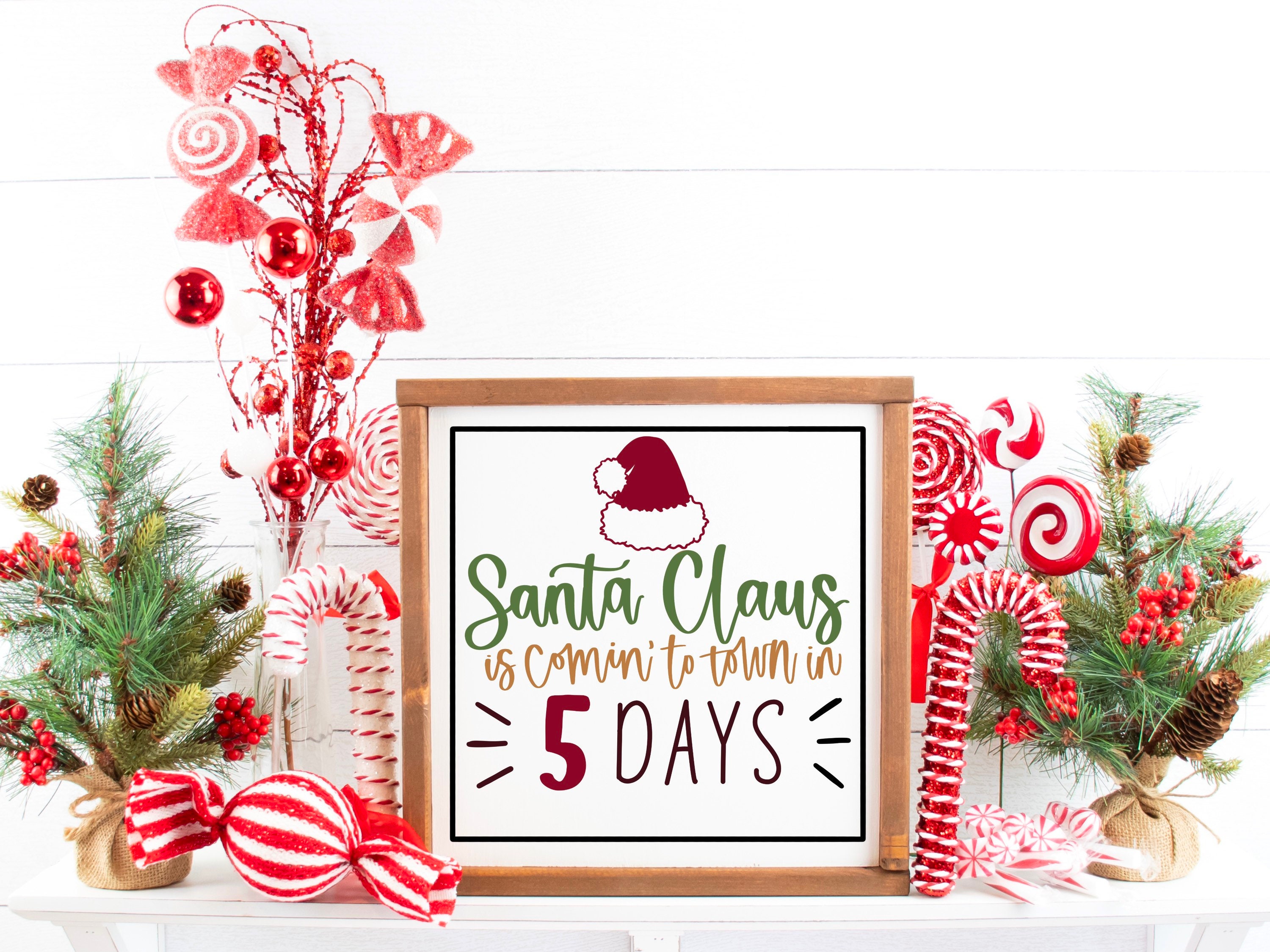 Christmas Countdown Svg Christmas Svg Countdown to - Etsy