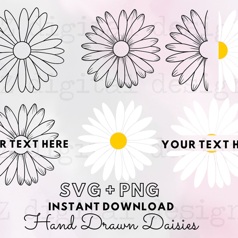 Daisy Svg - Etsy