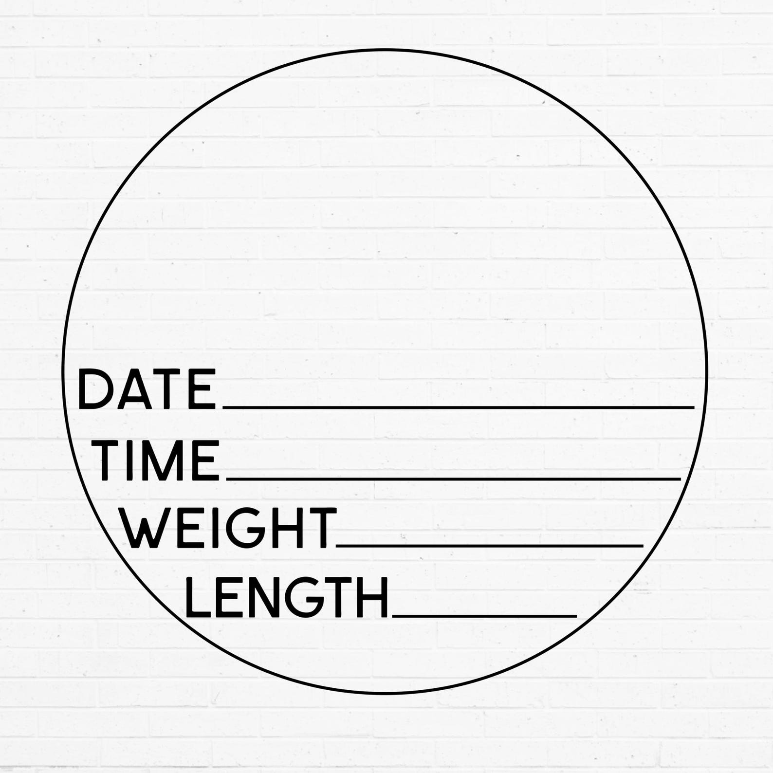 Birth Stats Round Svg, Baby Announcement Svg, Birth Stat Svg, Baby Svg ...