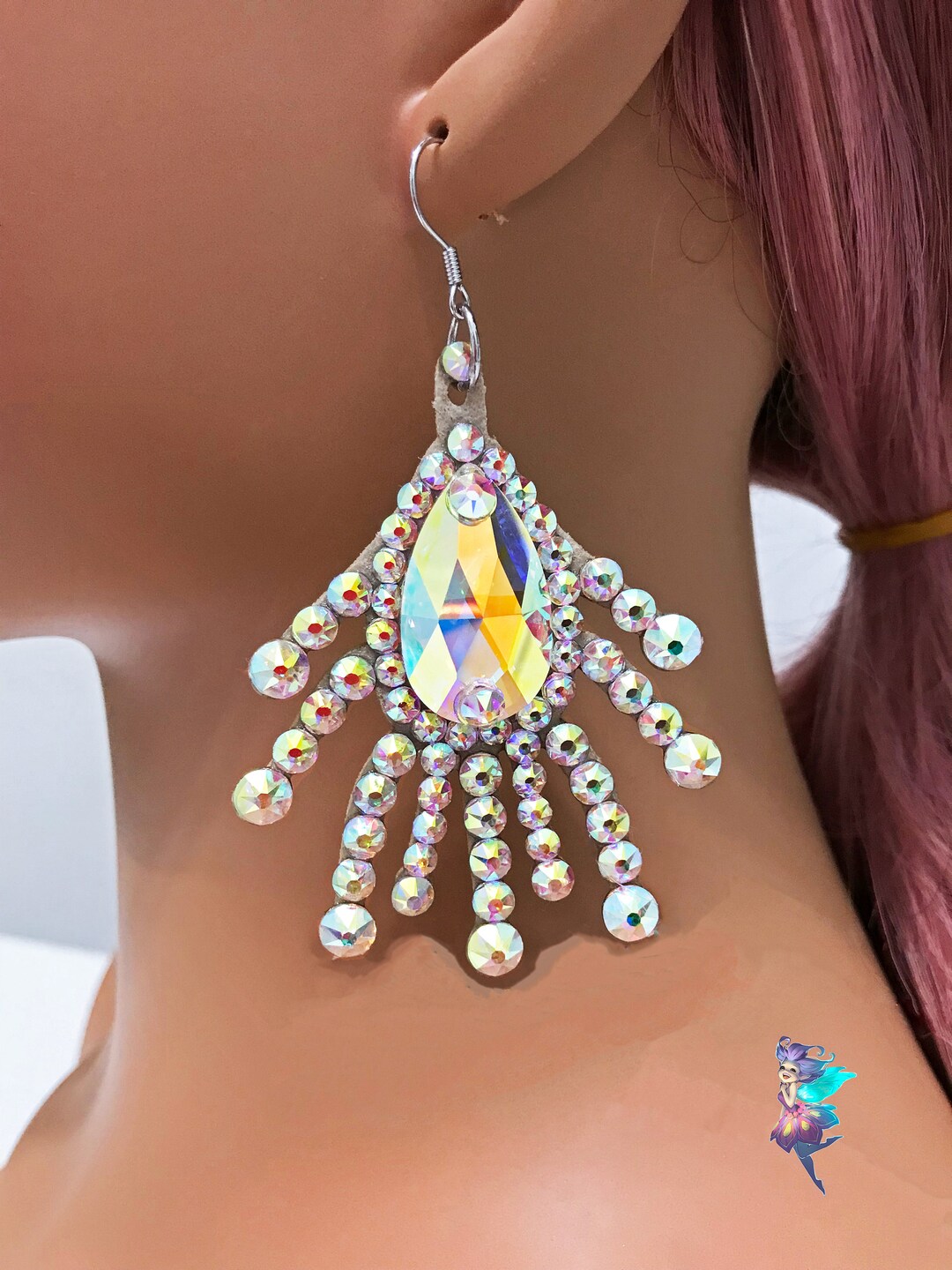 Dance Jewelry, Dance Earrings, Rhinestone Jewellery, Ballroom Jewelry ...