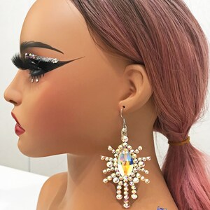 Dance Jewelry, Dance Earrings, Rhinestone Jewellery, Ballroom Jewelry ...