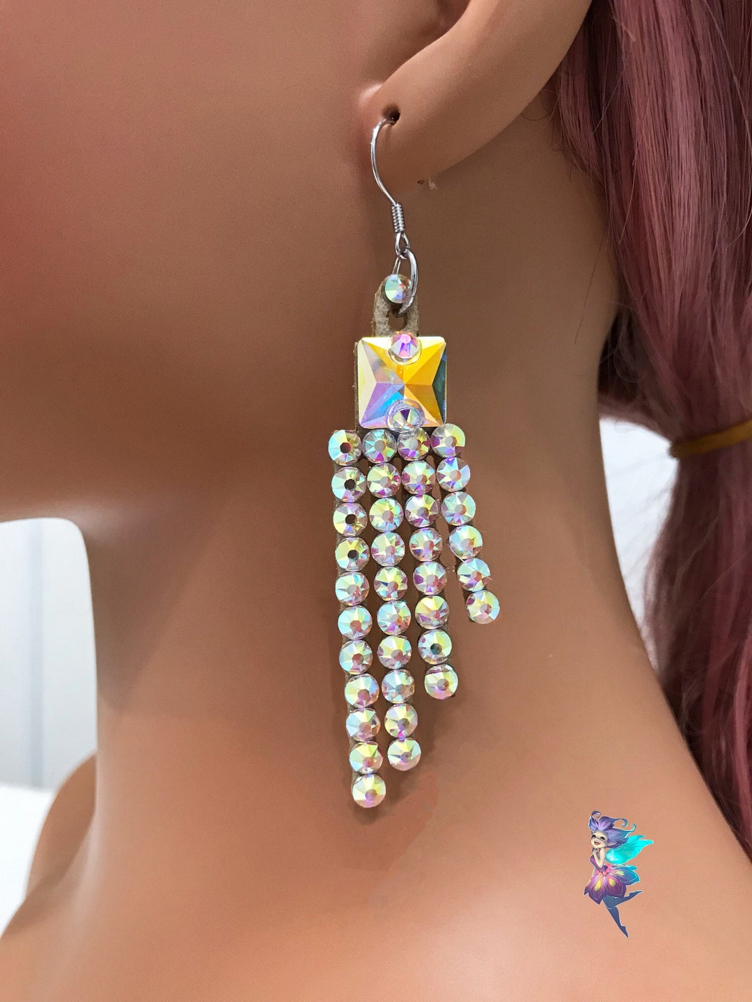Dance Jewelry, Dance Earrings, Rhinestone Jewellery, Ballroom Jewelry ...