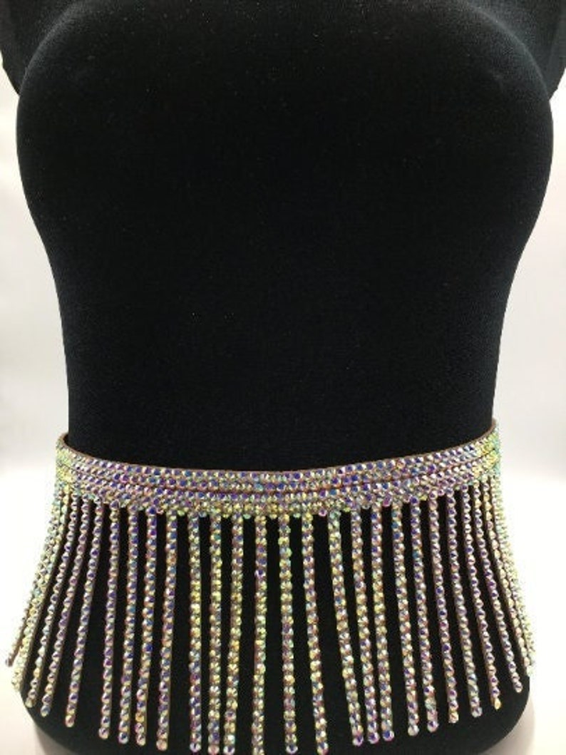 Rhinestone Belt Bling Belt Ballroom Jewelry Sparkly Belts - Etsy