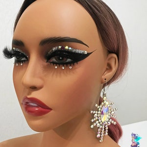 Dance Jewelry, Dance Earrings, Rhinestone Jewellery, Ballroom Jewelry ...