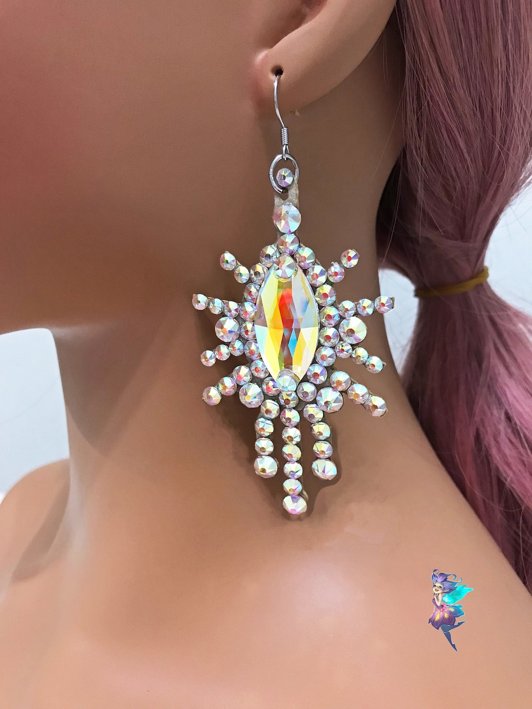 Dance Jewelry, Dance Earrings, Rhinestone Jewellery, Ballroom Jewelry ...