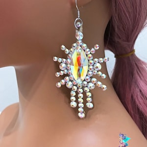 Dance Jewelry, Dance Earrings, Rhinestone Jewellery, Ballroom Jewelry ...