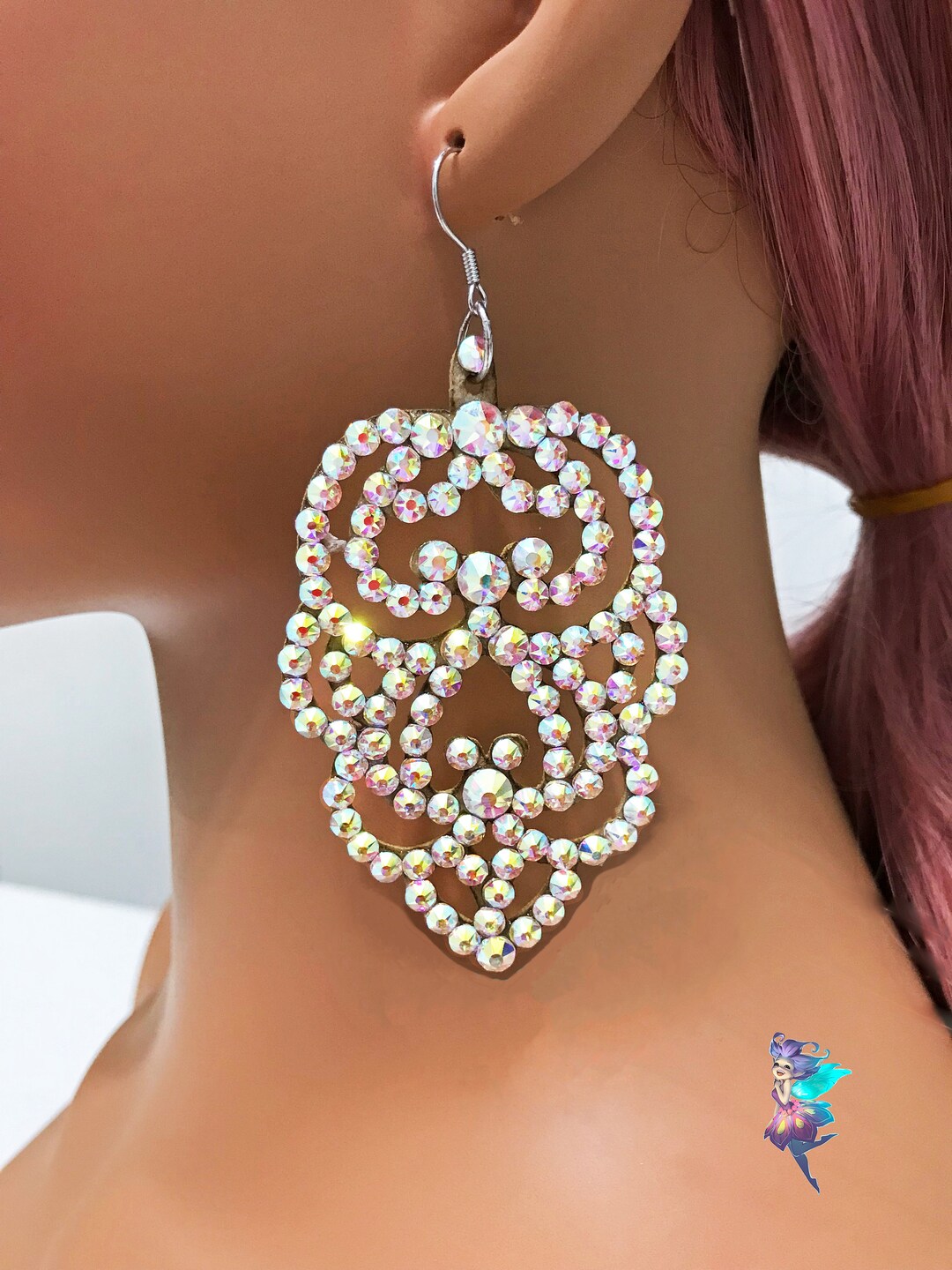 Dance Jewelry, Dance Earrings, Rhinestone Jewellery, Ballroom Jewelry ...